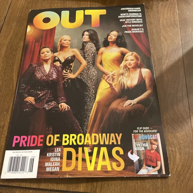 OUT MAGAZINE AND The Advocate May June 2025 Issue £4.99 - PicClick UK