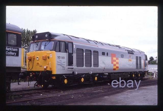 ORIGINAL 35MM SLIDE - Class 50/1 - 50149 at Worksop depot on 27.8.93 £3 ...