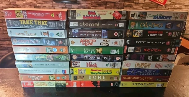 JOB LOT BUNDLE Of VHS Video Tapes - 30 In Total Mixed Genres £7.99 ...