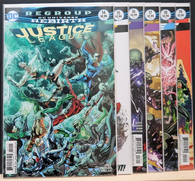 JUSTICE LEAGUE REBIRTH 14-19 : Timeless (DC Comics 2016), Hitch ...