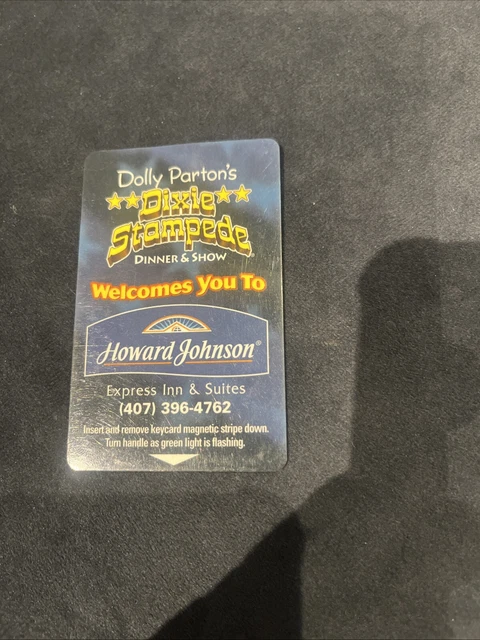 RARE DOLLY PARTONS Dixie Stampede On Express Inn Key Card £5.92 ...