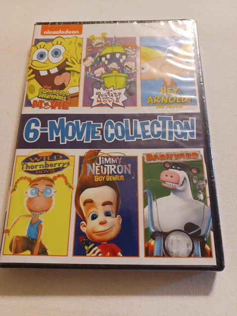 NICKELODEON 6-MOVIE COLLECTION DVD NEW SEALED Spongebob Rugrats Hey ...