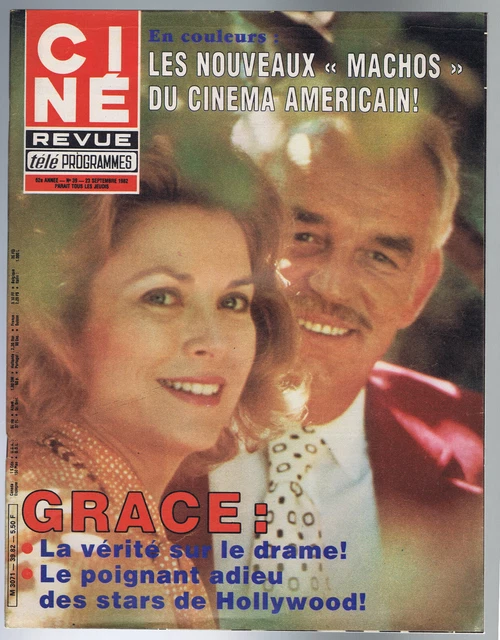 CINÉ REVUE 39 -1982 Grace Kelly_Nicole Garcia_Christopher Reeve_Monica ...