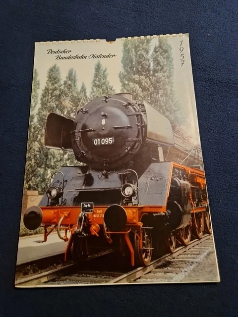 DEUTSCHE BUNDESBAHN DB - KALENDER von 1957 Aufnahmen von Reinhold Palm ...