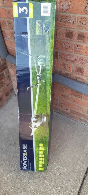 POWERBASE 40V CORDLESS Brush Grass Trimmer Brush Cutter - 2 Batteries ...