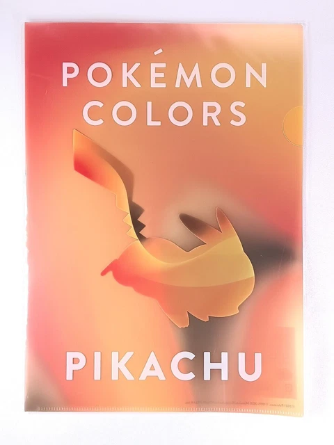 PIKACHU POKEMON COLORS A4 Clear File Nintendo From Japan F/S EUR 27,30 ...