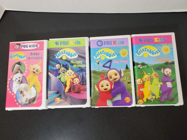 LOT OF 4 Teletubbies VHS Tapes PBS Baby Animals & Vol. 2, 3 & 6! $17.33 ...