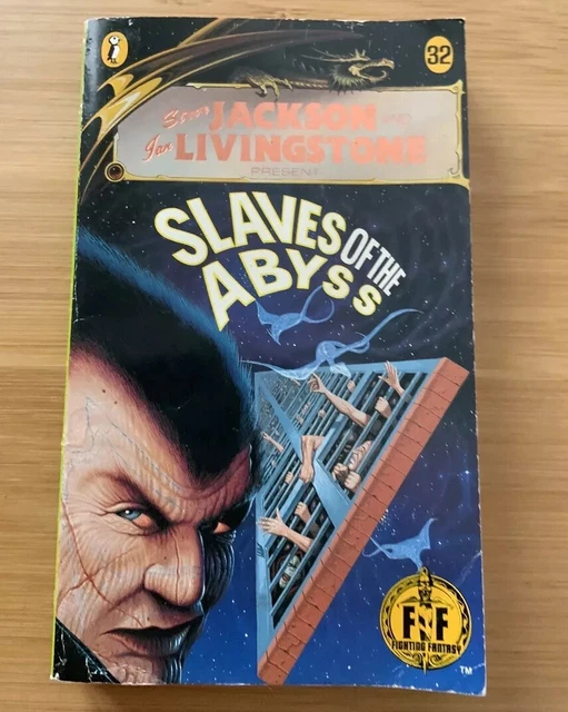 RARE FIGHTING FANTASY Gamebook #32: Slaves of the Abyss Steve Jackson ...