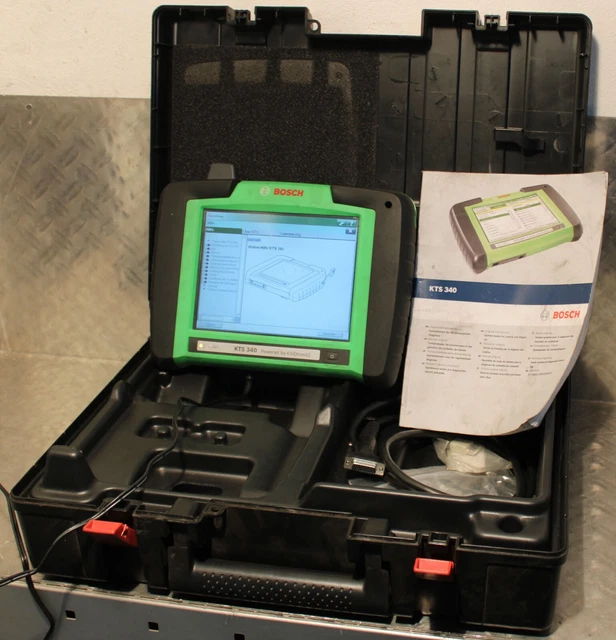 BOSCH KTS340 SYSTEMTESTER Diagnosetester Fehlerauslese im Koffer mit ...
