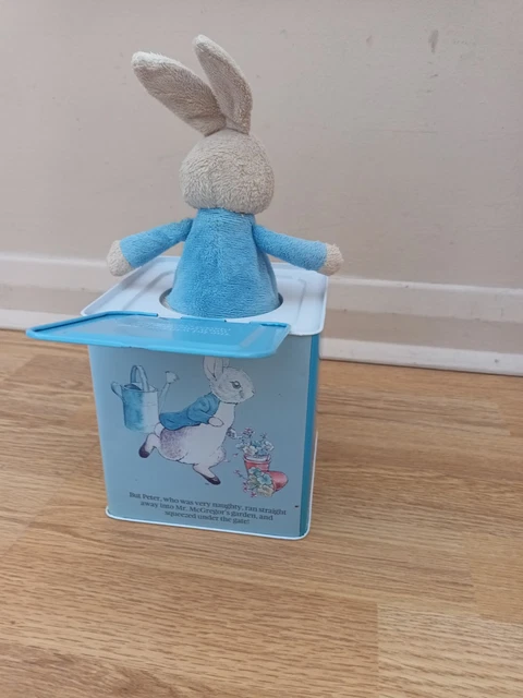 PETER RABBIT JACK in The Box Kids Musical Plush Toy Works, but Pl Read ...