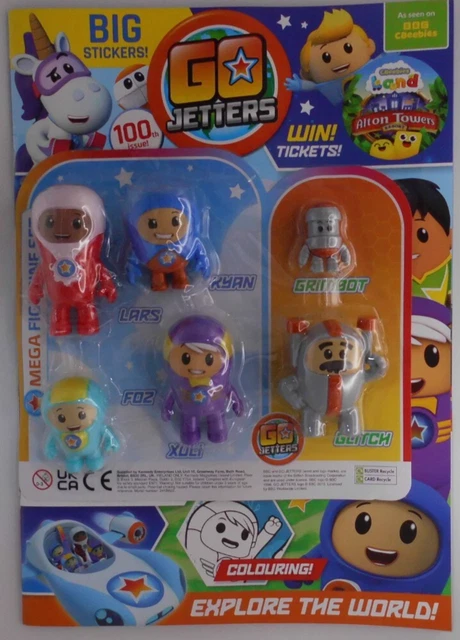 CBEEBIES GO JETTERS magazine #100 2025 Puzzle Colouring Story +Mega ...