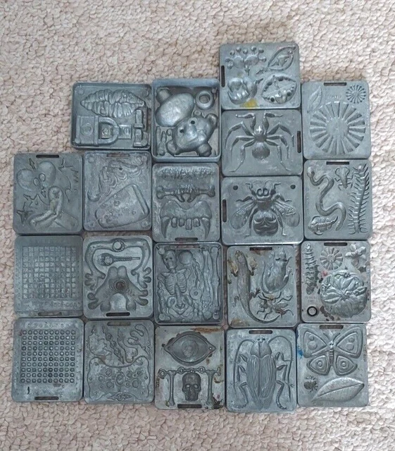 VTG 60'S MOLDS Thingmaker Creepy Crawlers Creeple People Bugs Skeleton ...