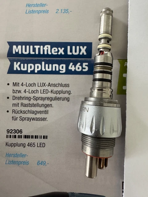KAVO MULTIFLEX LUX Kupplung 465 LRN Turbinenkupplung EUR 222,00 ...