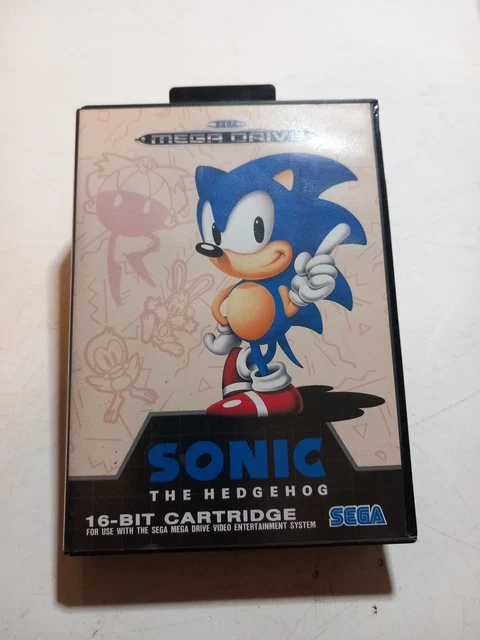 SONIC THE HEDGEHOG Sega Mega Drive Game Complete With Manual £14.99 ...