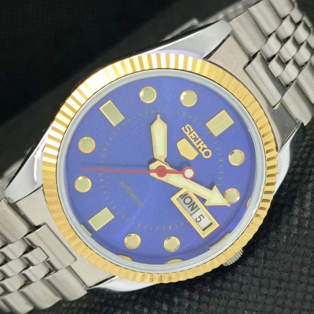 VINTAGE SEIKO TRANSPARENT BACK JAPAN MENS AUTOMATIC WATCH 575a-a304811 ...