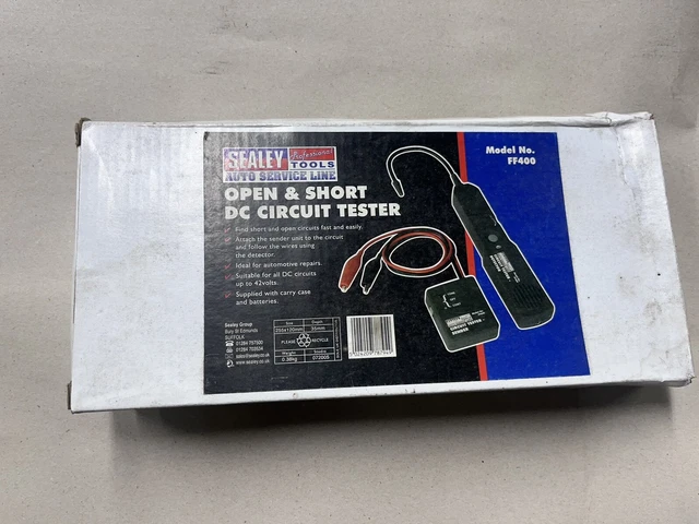SEALEY CAR/VAN DC Open/Short Circuit Detector/Tester/Tracer 6v/12v/42v ...