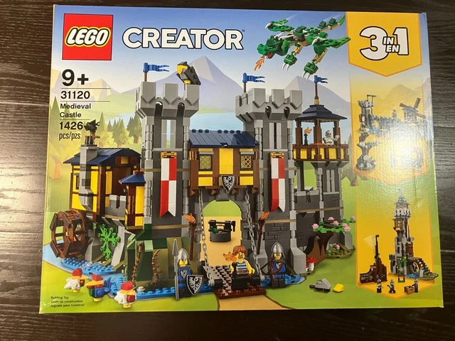 LEGO CREATOR 31120 château médiéval 3-en-1 ensemble de bâtiments 1426 ...