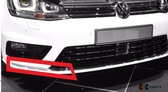 NEW GENUINE VW Golf R-Line Mk7 13-17 Lower Right O/S Grill Trim Chrome ...
