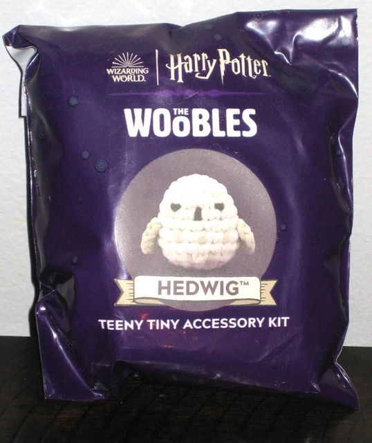 HEDWIG THE OWL Harry Potter The Woobles Teeny Tiny Accessory Crochet ...
