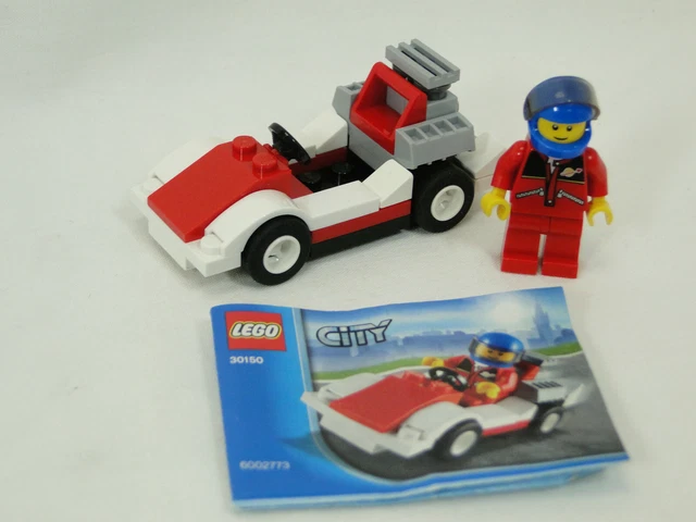 LEGO CITY 30150 Rennwagen Race Car komplett mit Anleitung OBA EUR 4,49 ...