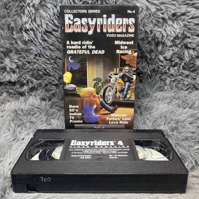 EASYRIDERS VIDEO MAGAZINE No 4 VHS Tape 1990 Motorcycle Grateful Dead ...