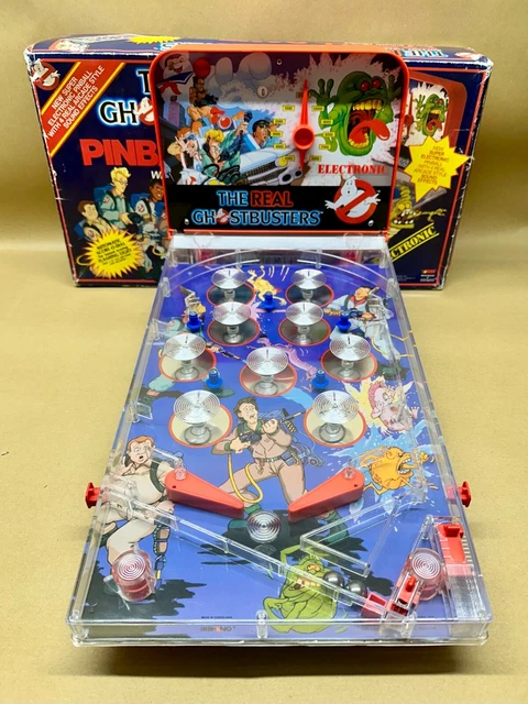 RARE VINTAGE RETRO The REAL Ghostbusters Electronic Pinball Machine ...