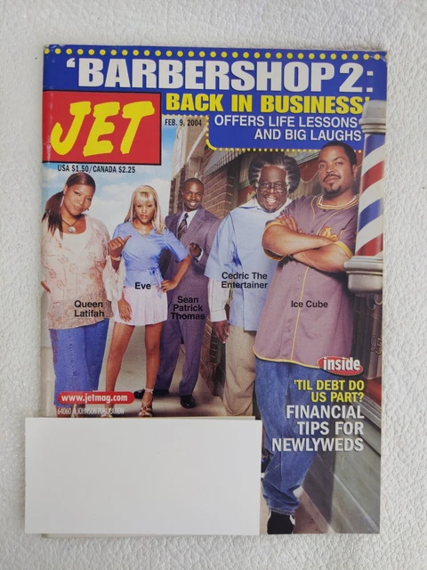 JET MAGAZINE FEB 9 2004 Barbershop 2 Ice Cube Queen Latifah Eve Cedric ...