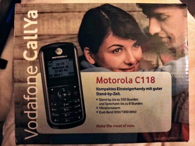 MOTOROLA C118 SECRET Mini Bar Phone Original Box.New Old Stock. Last ...