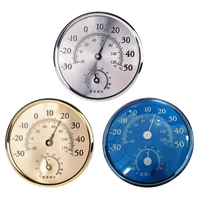 INDOOR TEMPERATURE HUMIDITY Detector Sensor-Gauge Analog-Thermometer ...