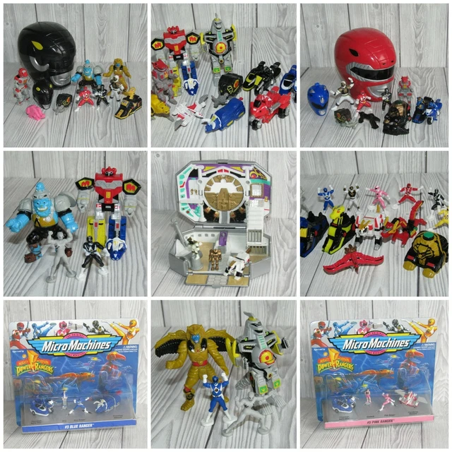 ENSEMBLE DE JEU Micro Machines Mighty Morphin Power Rangers Galoob ...