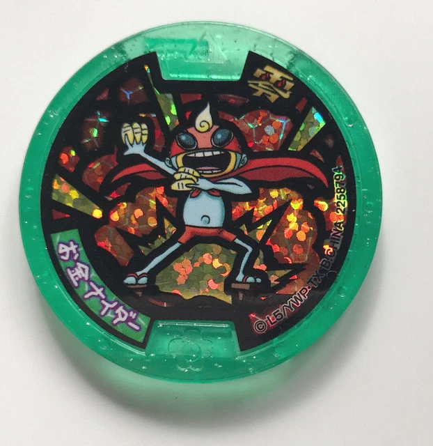 SUPOOR HERO HOLO Japanese Yo-kai Watch! Z Medal - Bandai Yokai Watch ...