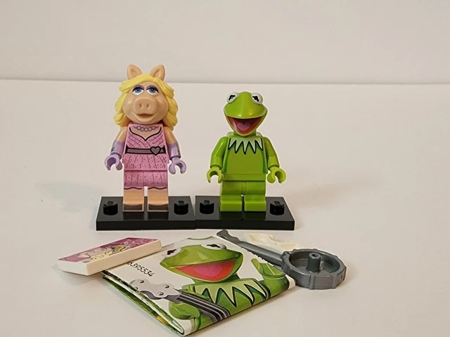 LEGO MINIFIGURE THE Muppets # 71033 Miss Piggy Kermit The Frog Lot Of 2 ...