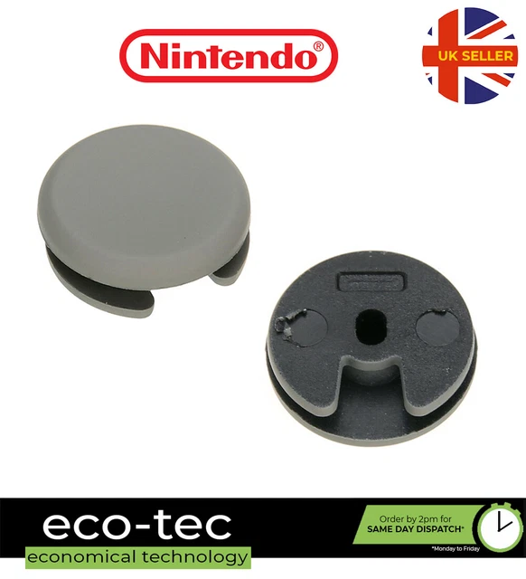 GREY ANALOG JOY Stick Thumb Cap Button for Nintendo 3DS / NEW 3DS XL ...