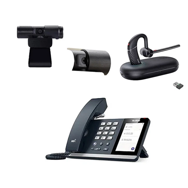 YEALINK MP50 MS Teams IP Corded Phone Bundle with BH71 Pro Mono ...