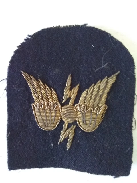 ROYAL NAVY, TELEGRAPHIST WW2 No.1 Dress Trade Badge/Patch £5.91 ...