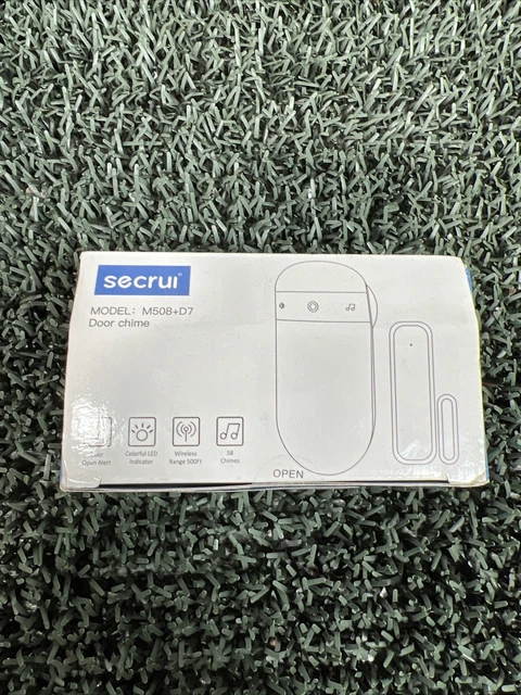 SECRUI WIRELESS DOOR Open Chime Model M508+D7 Wireless Range 500 FTHome ...