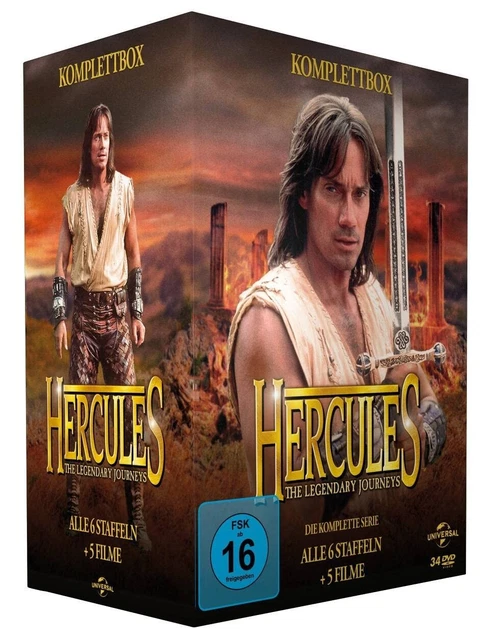 HERCULES DVD LEGENDARY Journeys Complete Series * Season 1 to 6 + Films 34 Discs £67.99 ...