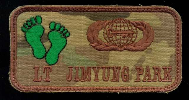 USAF 31ST RESCUE Pararescue Cammo Lt Park étiquette d'aile patch KP2 ...