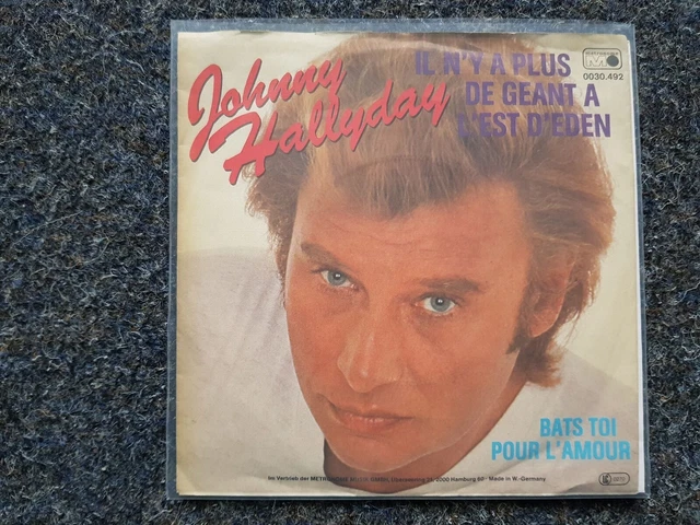 JOHNNY HALLYDAY - Il n'y a plus de geant a l'est d'Eden 7'' Single ...