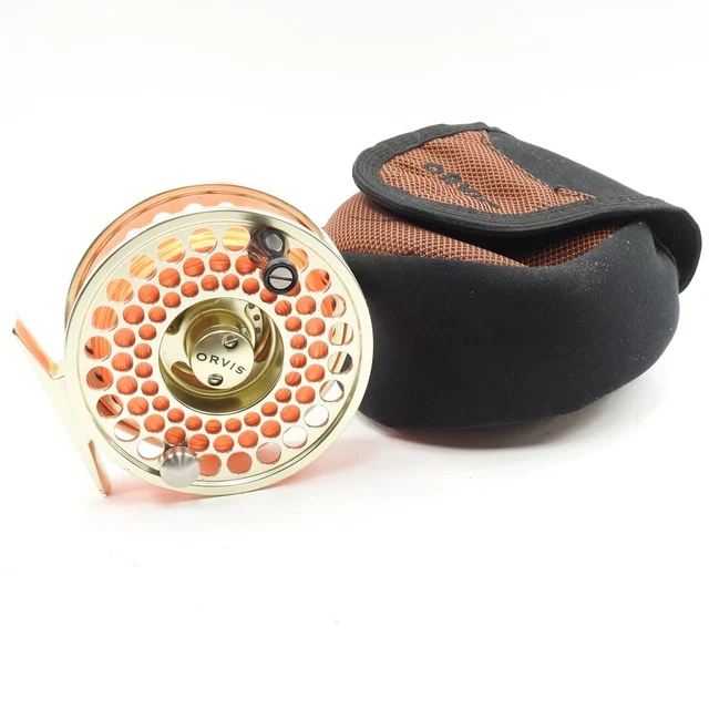 GOLD ORVIS ACCESS Mid Arbor IV Fly Reel. W/ Case. £231.53 - PicClick UK