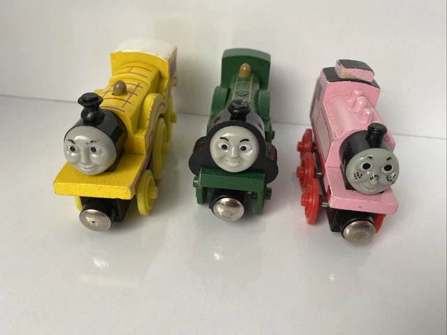 THOMAS THE TANK Engine and Friends Wooden Railway Trains Molly Emily ...
