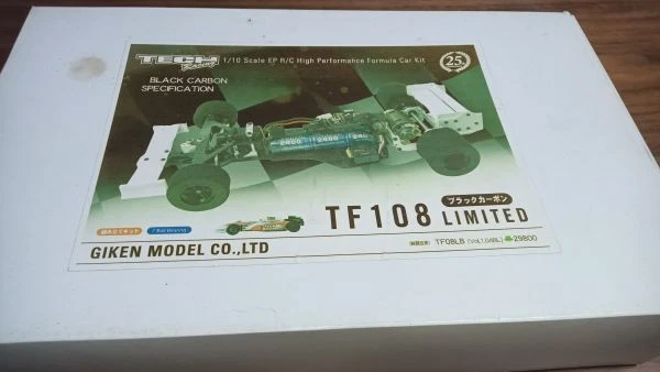UNASSEMBLED RADIO-CONTROLLED CAR 1/10 Tech Black Carbon Tf108 Limited ...