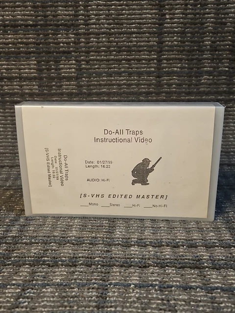 DO-ALL TRAPS INSTRUCTIONAL Video VHS Skeet Shooting £16.34 - PicClick UK