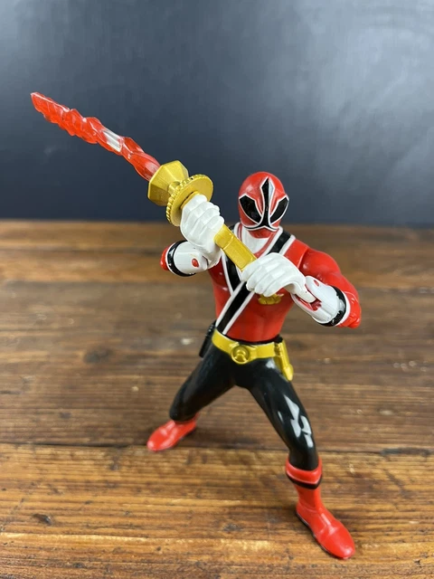 POWER RANGERS SAMURAI Sword Morphin Ranger Fire 5.5" figure 2011 Bandai ...