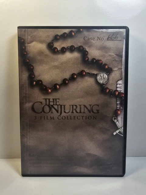 THE CONJURING: 3-FILM Collection (DVD) Horror, Patrick Wilson, Vera ...