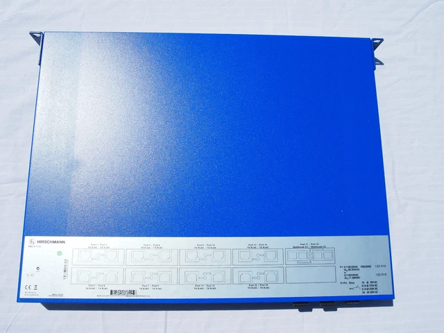 HIRSCHMANN MACH 1120 ruggedized rugged fast ethernet switch 16x RJ45 ...