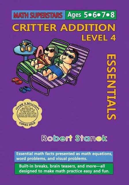 MATH SUPERSTARS ADDITION Level 4: Essential Math Facts for Ages 5 - 8 ...