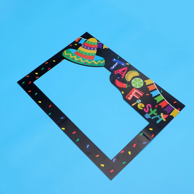 CADRE PAPIER CARNAVAL Mexicain De Photographie Fête Selfie Commander ...