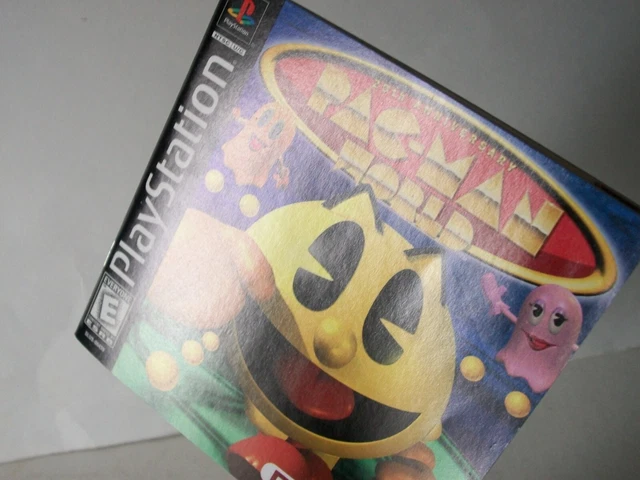 PAC-MAN WORLD PS1 Manual Only NO GAME PlayStation 1 Black Label Book w ...