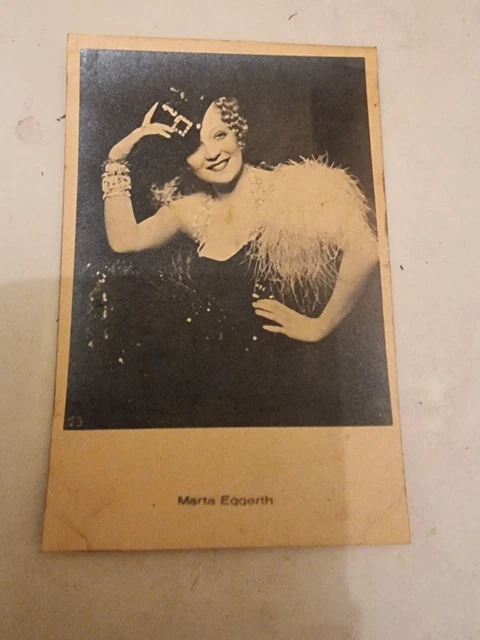 POSTCARD. ACTOR ACTRESS. Marta Eggerth. 1930s. Vintage $8.00 - PicClick AU